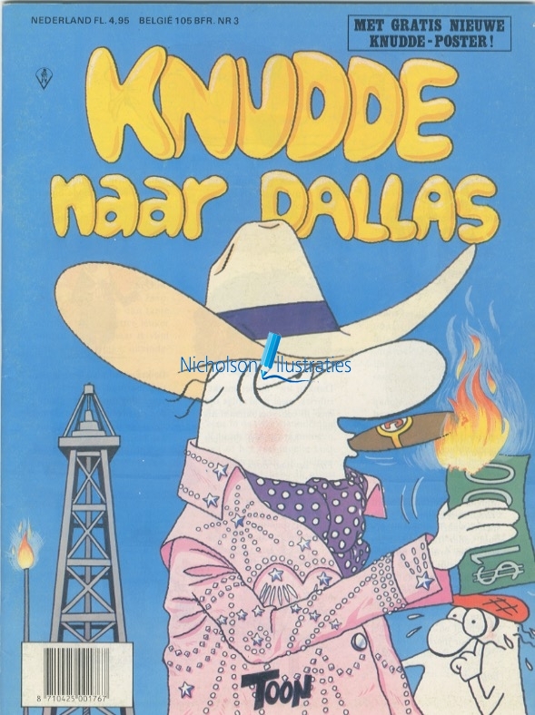 Knudde naar Dallas - magazine nr 3. - StripboekenHandel.nl